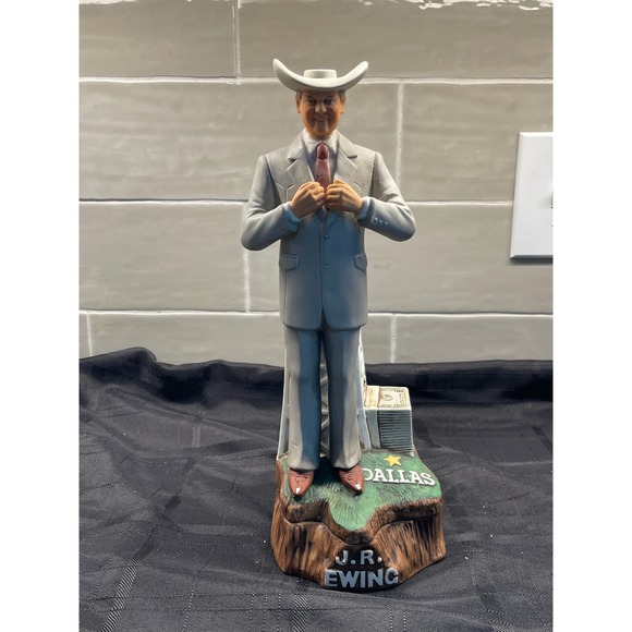 Wall Decor | Vintage Jr Ewing Dallas Decantermusic Box 198 Top Of His ...